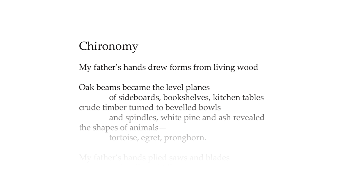 Kathleen McCracken reads her winning poem ‘Chironomy’ at the Seamus ...