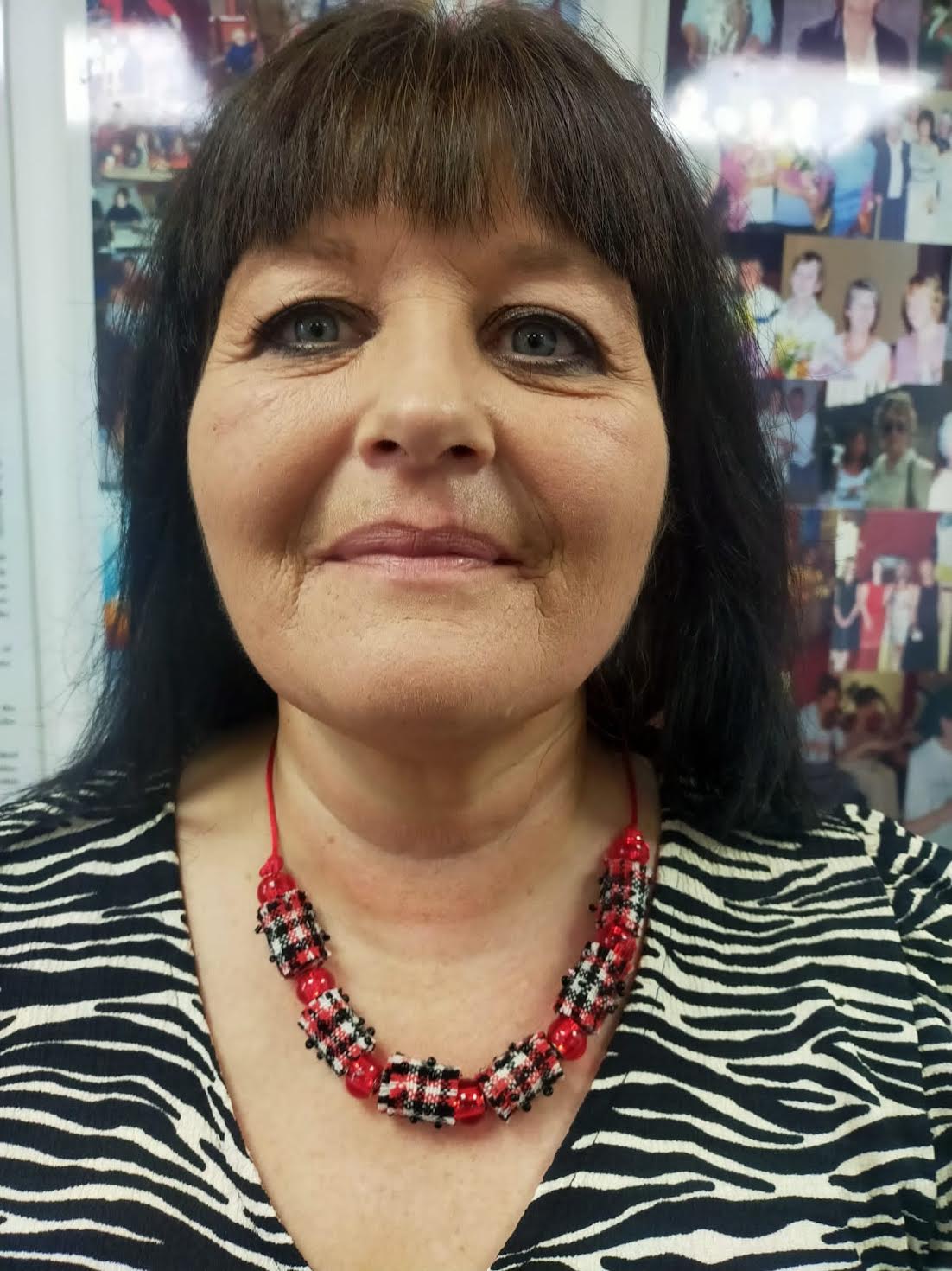 CAP Update – TRASH Fashion – Artist Facilitator Therese Gorman working ...