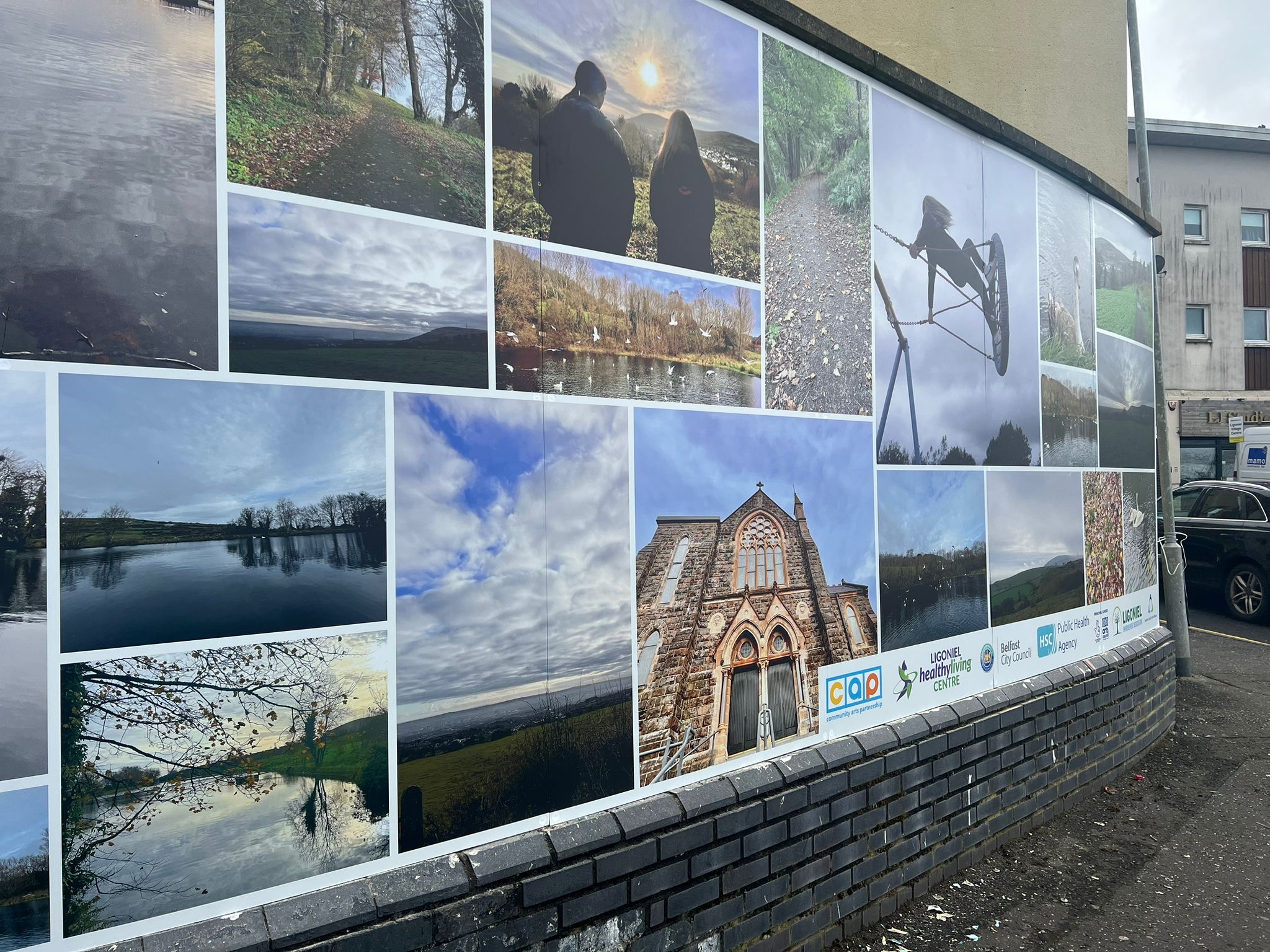 CAP Update – Ligoniel Healthy Living Centre – Mural at Weavers’ Hill ...