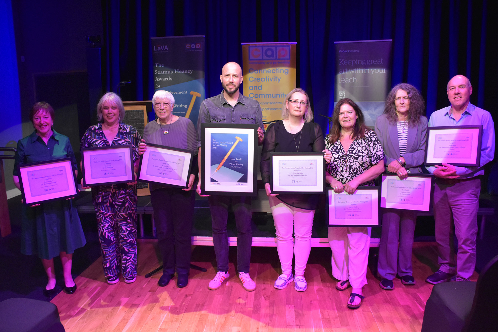 Congratulations to Jason Lovell, the Winner of The Seamus Heaney Award ...